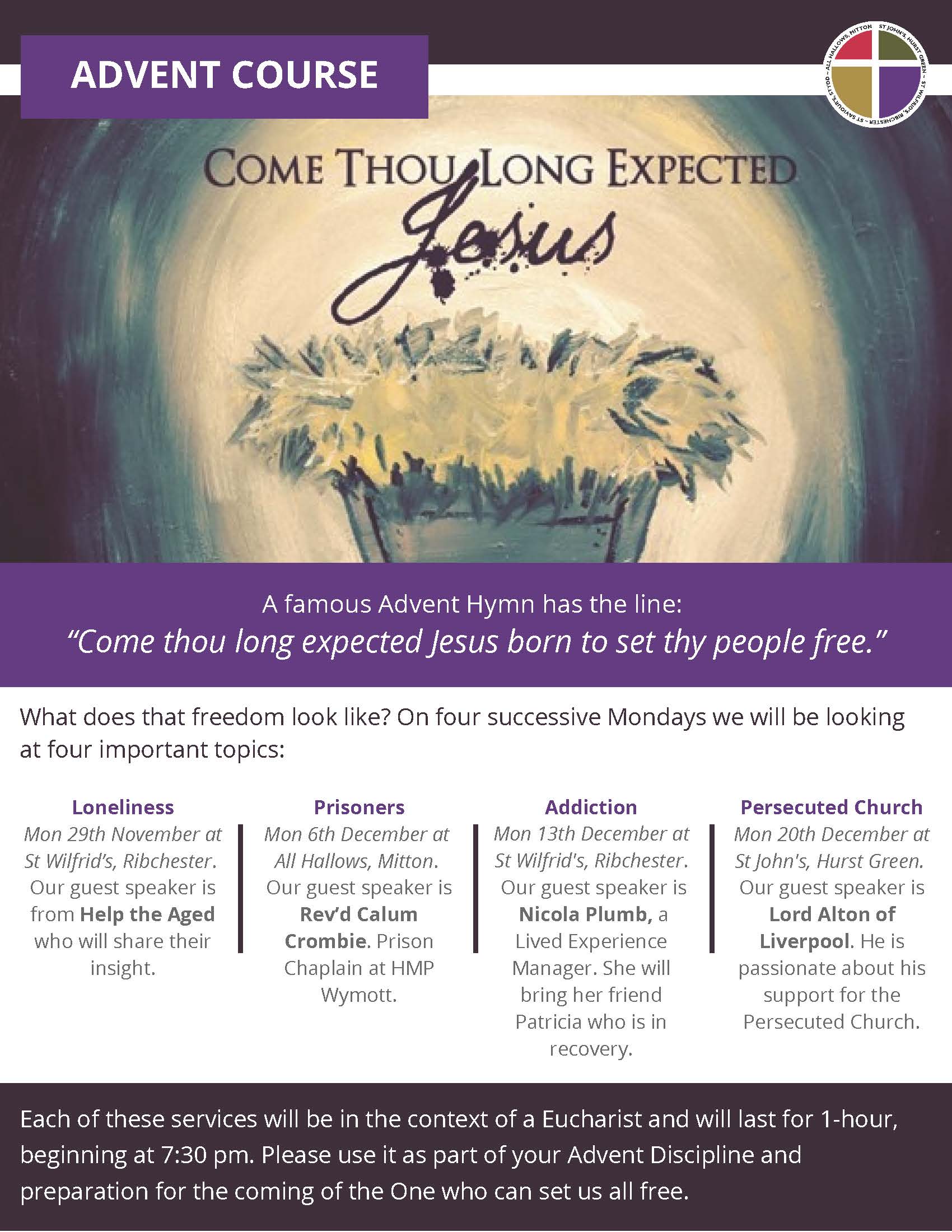 Advent Course 2021 - Ribchester, Mitton and Hurst Green | The Diocese ...