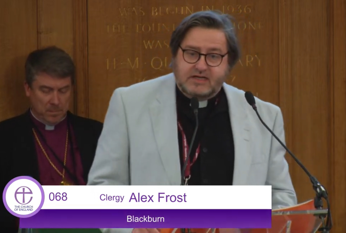 Standing ovation after Lancashire Vicar's call for national church ...