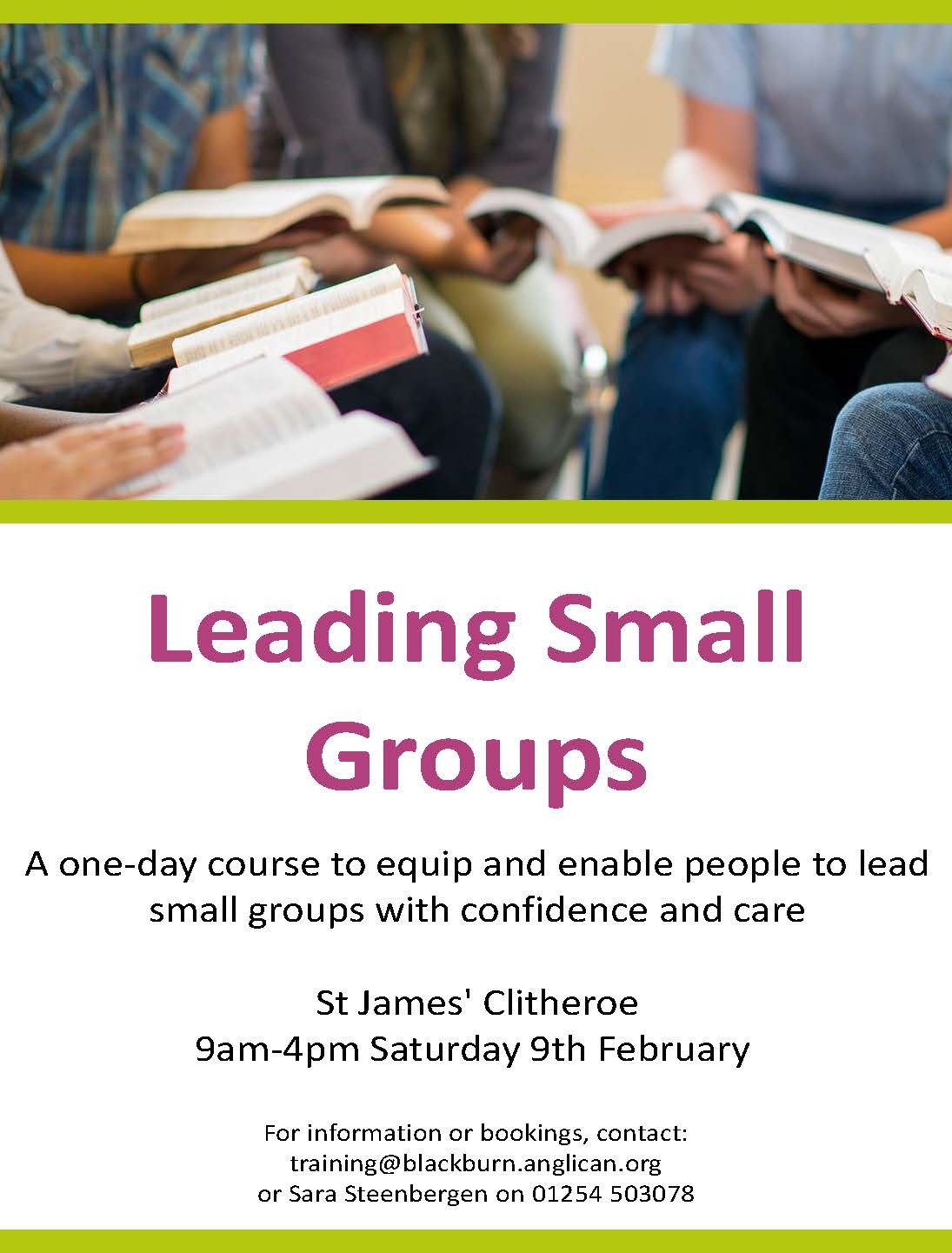 Lay Leadership Training - Leading Small Groups | The Diocese of Blackburn