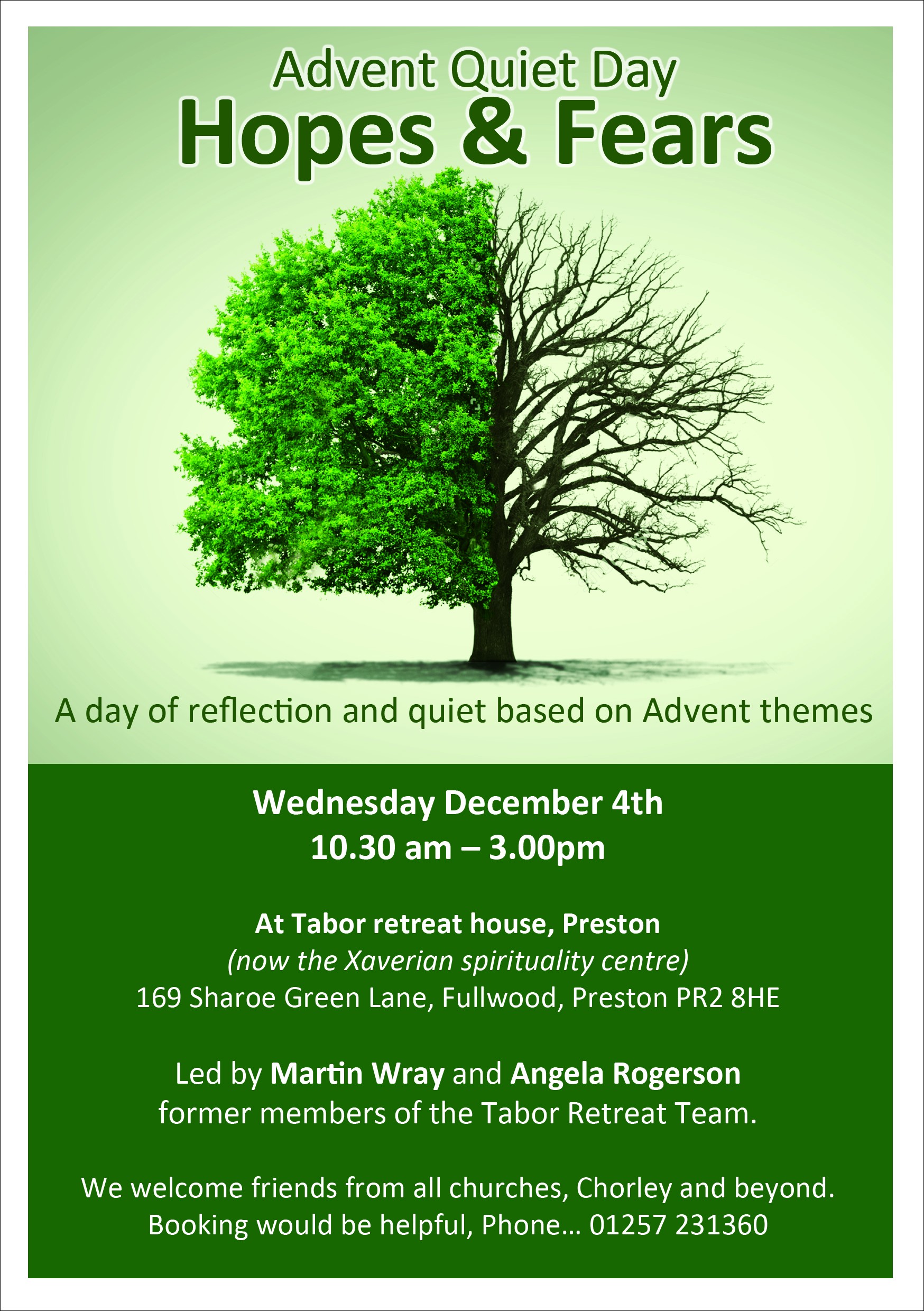 Advent Quiet Day - Xaverian Spirituality Centre, Preston | The Diocese ...
